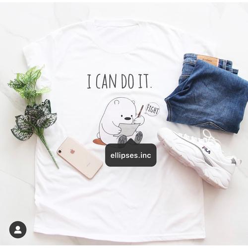 Jual Ellipsesinc - Kaos Oversize Pria Wanita Fight Wbb - Putih,JUMBO ...