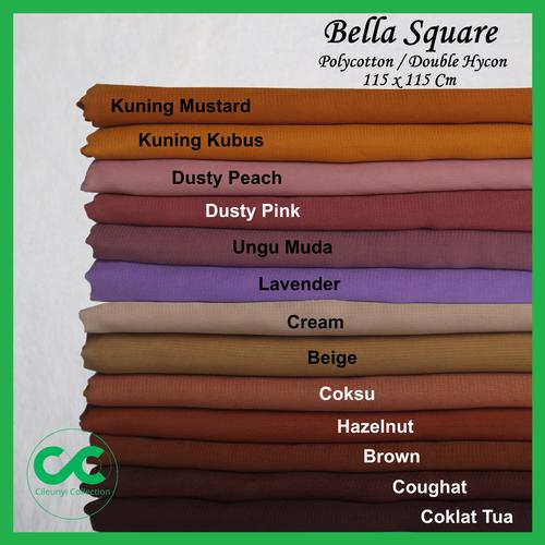 Jual Bella Square Polycotton Segi Empat Double Hycon Polos Laudiya ...