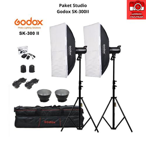 Jual Paket Studio Foto Lengkap 300ws Godox SK-300 II - Jakarta Utara ...