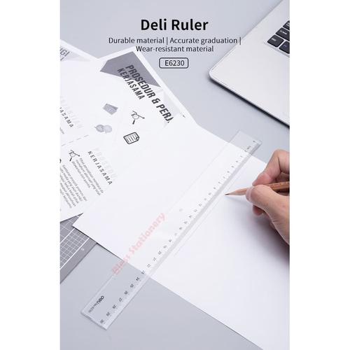 Jual Deli Penggaris 30cm / Drafting Ruler Mistar (E6230) - Jakarta ...