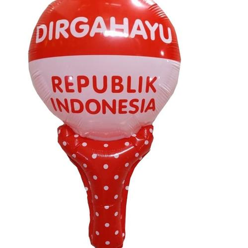 Jual Balon foil pentung HUT RI kemerdekaan balon Dirgahayu Agustus ...