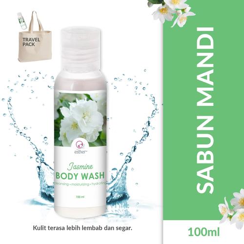 Promo Esther Body Wash Jasmine - Sabun mandi aroma bunga melati - 100 ...