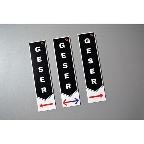 Jual Sign label geser UV print / sign board geser - Geser 2 sisi - Kota ...