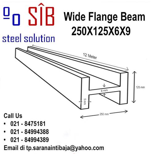 Jual Besi Wide Flange 250 X 125 X 6 X 9 (Info Call Us) - Kota Bekasi ...