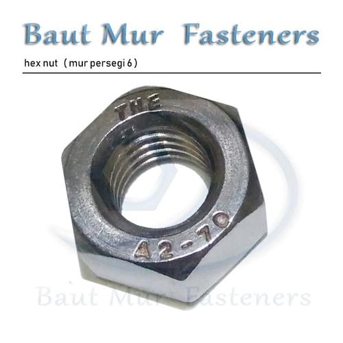 Jual Mur stainless steel M18 - sus 304 - ss 304 THE- A2 70 - Jakarta ...