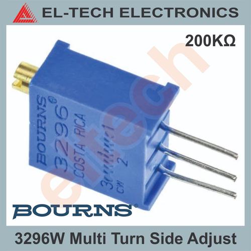 Jual 200K ohm 200 K ohm 3296W Multiturn Top Adjust Trimpot ...