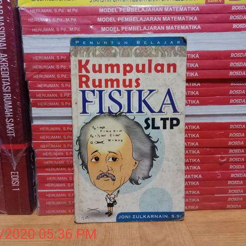 Jual BUKU ORIGINAL - KUMPULAN RUMUS FISIKA SLTP - Kota Bekasi - ERIC ...