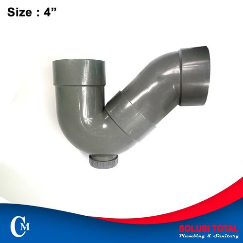 Jual Sambungan Pipa PVC P-Trap 4 " CM P Trap 4 Inch PVC Taiwan ...