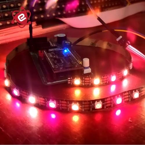 Jual Smart LED RGB Strip WS2812B 60 LED Meter FastLed NeoPixel Black ...