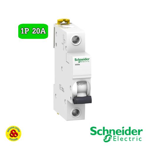 Jual Schneider MCB 1P 20A Acti9 iK60A A9K14120 4,5kA MCB 1 Phase 20 Amp - Jakarta Pusat - Gudang ...