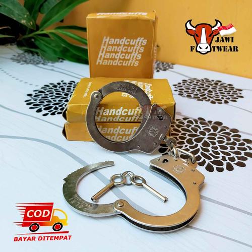 Jual Borgol Tangan Polisi Double Lock / Borgol Besi Handcuff - Kab ...