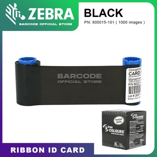 Jual Ribbon 800015-101 Monochrome ID Card Printer Zebra P330i iSeries ...