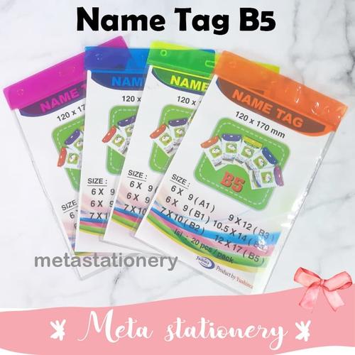Jual Name Tag B5 120 X 170mm - Orange - Jakarta Utara - Meta Stationery ...