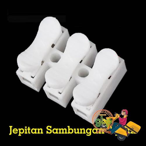 Jual Terminal Kabel Sambungan Jepit 3 Jalur Quick Connect 3 Wire ...
