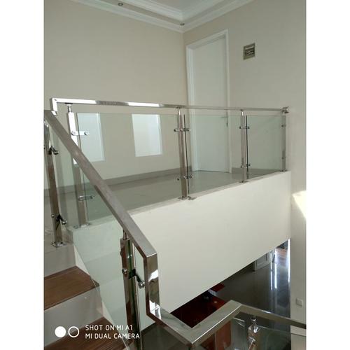 Jual HARGA RAILING TANGGA KACA+STAINLEES KACA TEMPERED 8 MM - Jakarta ...