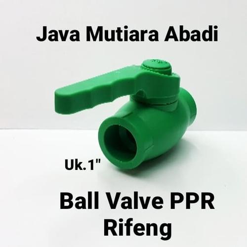 Jual Ball Valve PPR 1 inch 32mm Stop Kran PPR - Jakarta Barat - Java ...