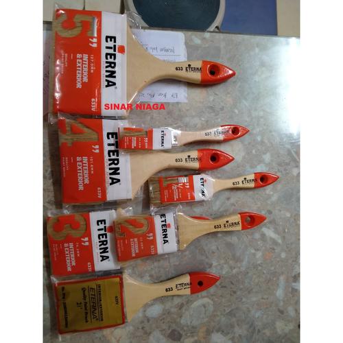 Jual KUAS CAT ETERNA 633 1,5 INCH / KUAS TEMBOK / KUAS BESI / KUAS ...