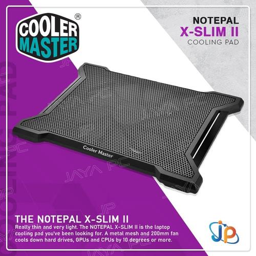 Jual Cooler Master Notepal X-Slim II Cooler/ Cooling Pad Fan Laptop 14 ...