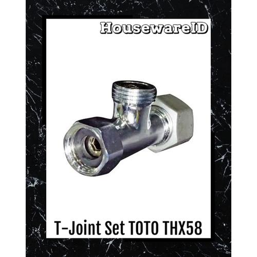 Jual T joint set TOTO THX58 Original closet kloset cabang t konektor ...