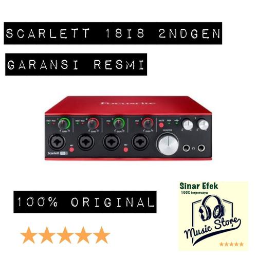 Jual Focusrite Scarlett 18i8 (3rd Gen) USB Audio Interface - Jakarta ...