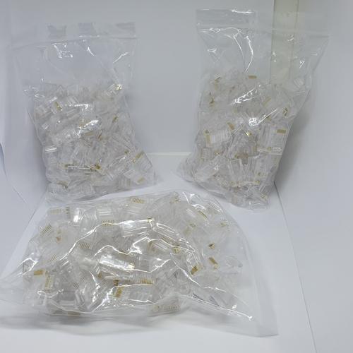 Jual Kepala Konektor Conector Lan UTP RJ 45 RJ45 isi 1 Pack - Kota ...