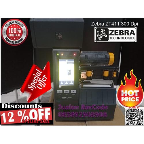 Jual BARCODE PRINTER ZEBRA ZT411 | ZT 411 | ZT-411 300 DPI TOUCH SCREEN ...