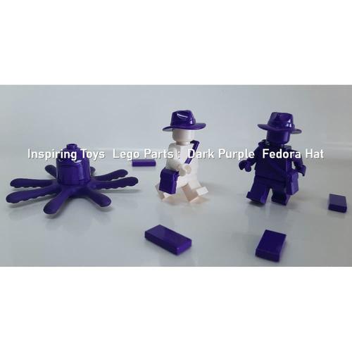 Jual Lego Parts for Minifigure : Dark Purple Fedora Hat - Kab. Bandung ...