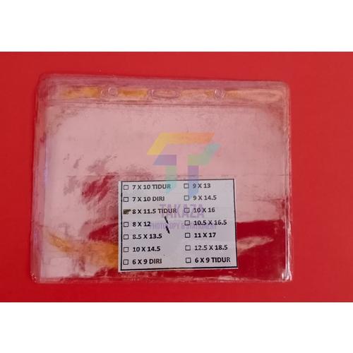 Jual Plastik Name Tag Kartu Ukuran 8 x 11.5 cm Tidur - Plastik Name Tag ...