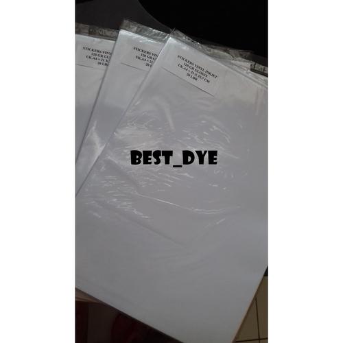 Jual Sticker Vinyl Inkjet 120 GR White Glossy, .A4= 21x 29,7 Cm, @ 20 ...