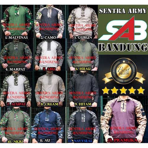Jual kaos tactical bdu / baju tactical / bdu lengan panjang combat loreng - XXL, CREAM - Kota ...
