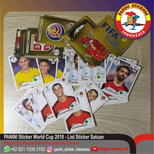 Jual PANINI STICKER FIFA WORLD CUP 2018-COMPLETE YOUR ALBUM-LIST ...