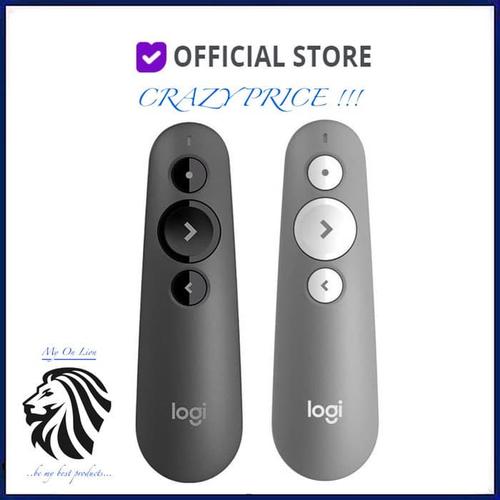 Jual LOGITECH R500 LASER PRESENTATION REMOTE - 2 VARIAN : BLACK OR GREY ...