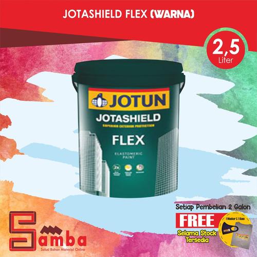 Jual JOTUN JOTASHIELD FLEX SEMUA WARNA 2,5 LTR/ CAT TEMBOK EXTERIOR ...