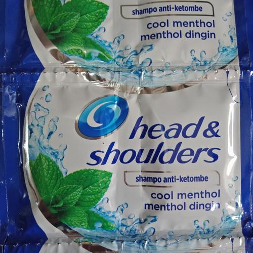 Jual shampoo Anti Ketombe sachet Head & Shoulders Cool Menthol 10mlx12 ...
