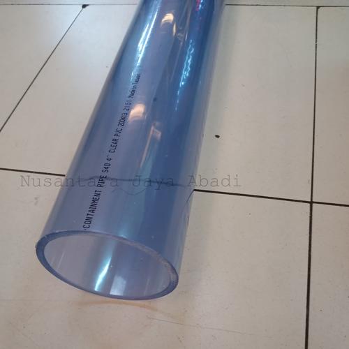 Jual Pipa / Pipe PVC Transparan / Bening / Clear 4 " inchi DN 100 3 ...