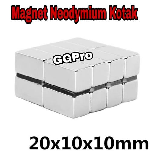 Jual Magnet Neodymium 20x10x10 mm Super kuat magnet kotak - Jakarta ...