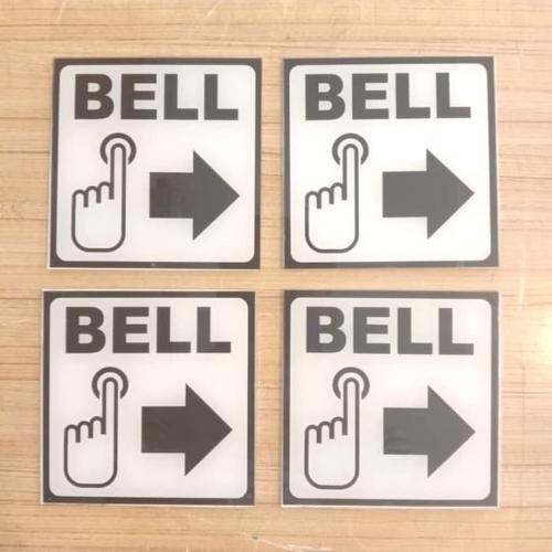 Jual STICKER BELL UK 10X10CM SIGN rambu bell - kiri - Jakarta Barat ...