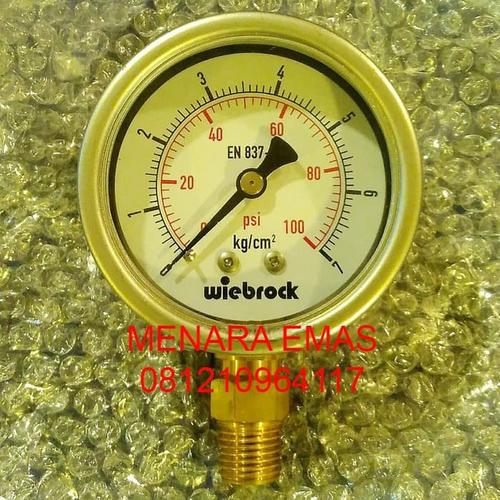 Jual Pressure Gauge Model Raket 2 1/2" x 7 Kg/cm2 SS Brass HC Wiebrock - Jakarta Barat - menara ...