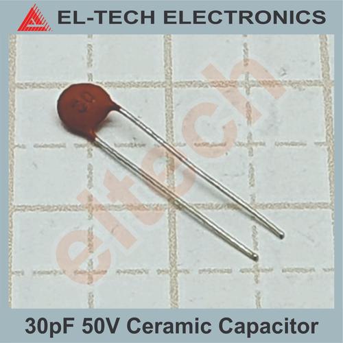 Jual 30pF 30 pF Pico Farad Ceramic Keramik Capacitor Kapasitor - Kota ...
