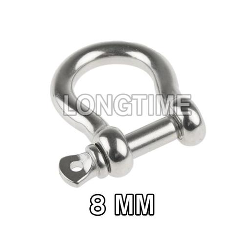 Jual Bow Shackle Ring omega Shackle Bow Segel Screw Pin SUS304 Size 8MM ...