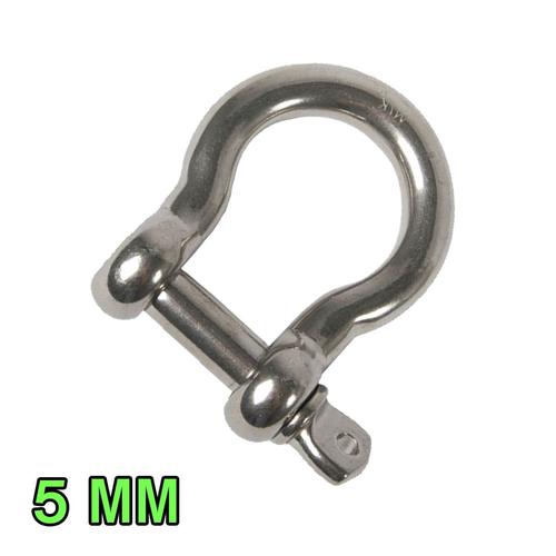 Jual Segel Bow 5mm SS304 Bow Shackle 5mm Sekel Bulat Bow Shackle 5mm ...