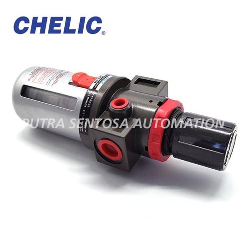 Jual AIR FILTER REGULATOR 3/8" 5MICRON AUTO DRAIN CHELIC BFR-300-A ...