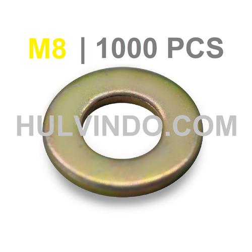 Jual RING PLAT / WASHER PLAT KUNING M8 ISI 1000PCS - Kota Tangerang ...