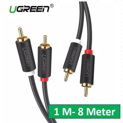 Jual UGREEN RCA to RCA M Gold Plated Audio Cable High Fidelity Stereo 2 ...