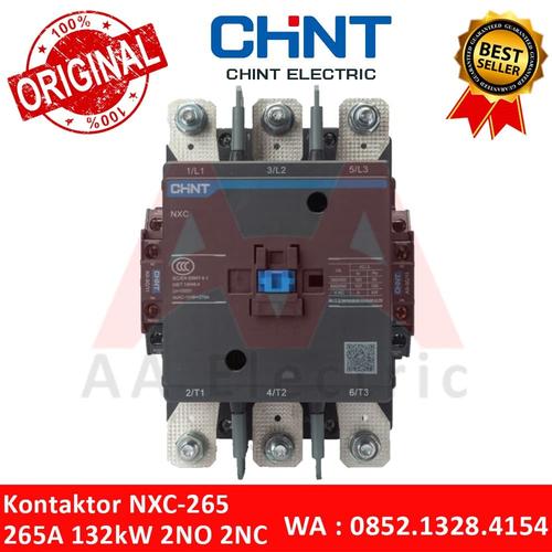 Jual Contactor NXC-265 / NXC265 132kW 2 NO 2NC Chint - Jakarta Pusat ...