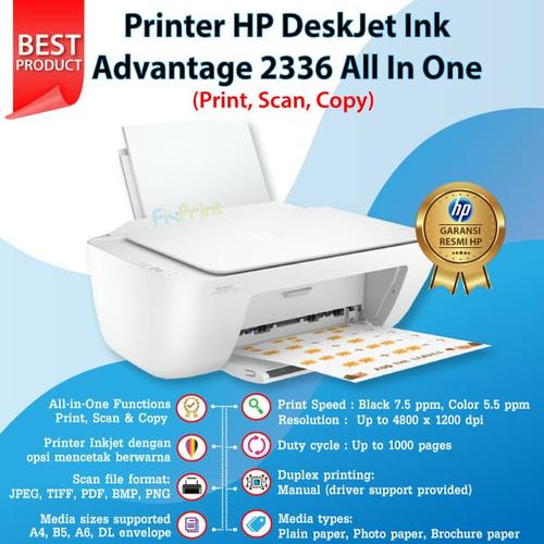 Jual Printer HP Deskjet Ink Advantage 2336 All-In-One Printer New ...