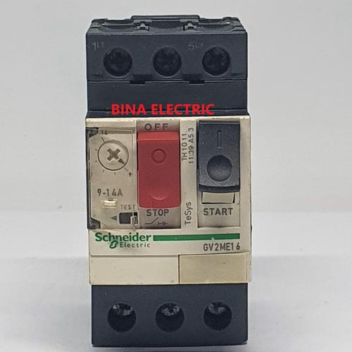 Jual Motor Circuit Breaker Schneider GV2ME16 9A-14A Thermal Magnetic ...