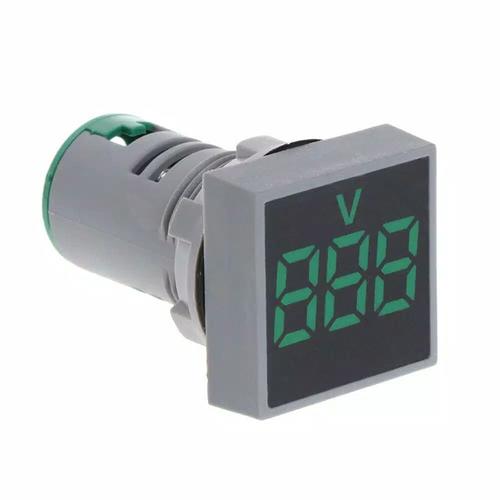 Jual Voltmeter Digital AC Pilot Lamp Panel 220 Volt / Green /22mm ...