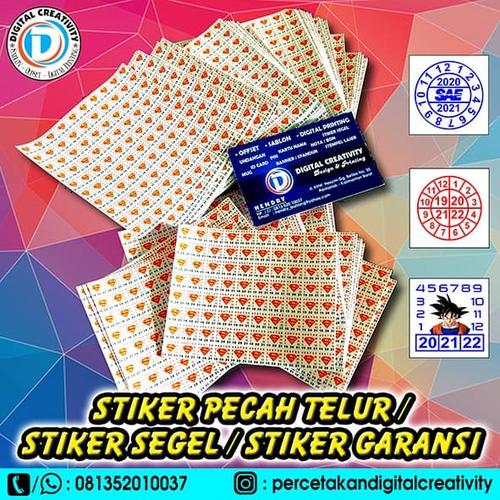 Jual Stiker Segel Garansi Pecah Telur KUALITAS IMPORT - 1 cm x 1 cm ...
