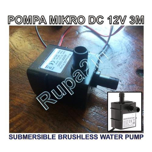 Jual Pompa Air Mini Mikro DC Submersible 12V DC 3M Hidroponik Water ...